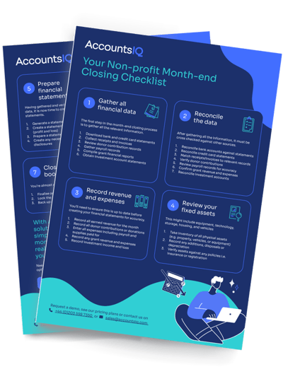 Month-End Close Checklist for Non-Profits | AccountsIQ